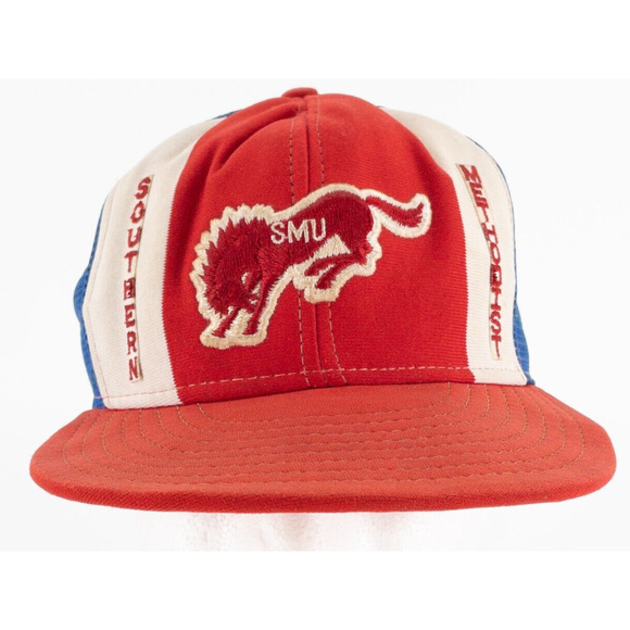 AJD | Accessories | Vintage Ajd Lucky Stripe Hat Southern Methodist ...